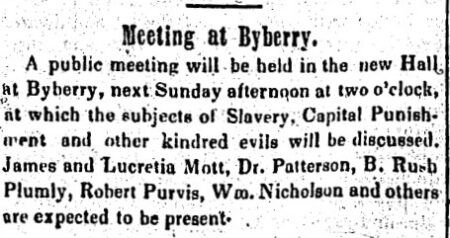 Byberry Hall: Robert Purvis’ Legacy - Preservation Alliance