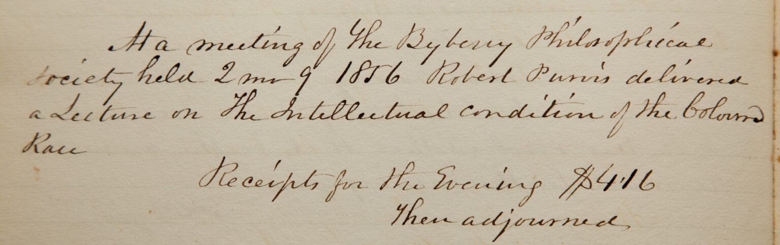 Byberry Hall: Robert Purvis’ Legacy - Preservation Alliance