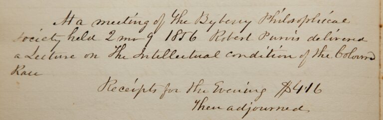 Byberry Hall: Robert Purvis’ Legacy - Preservation Alliance